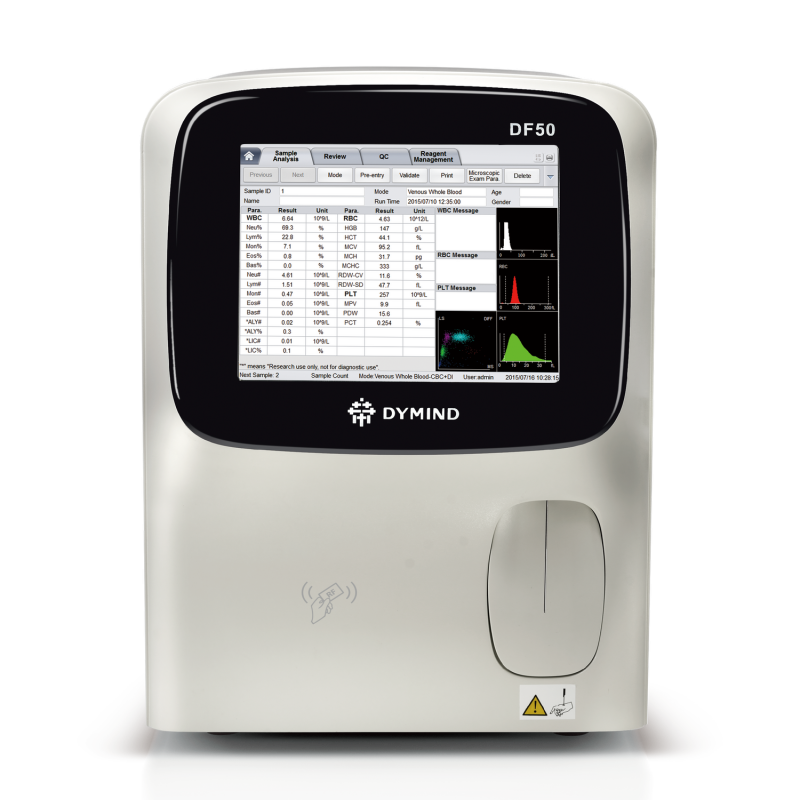 Dymind DF50 (5-DIFF) автоматический гематологический анализатор